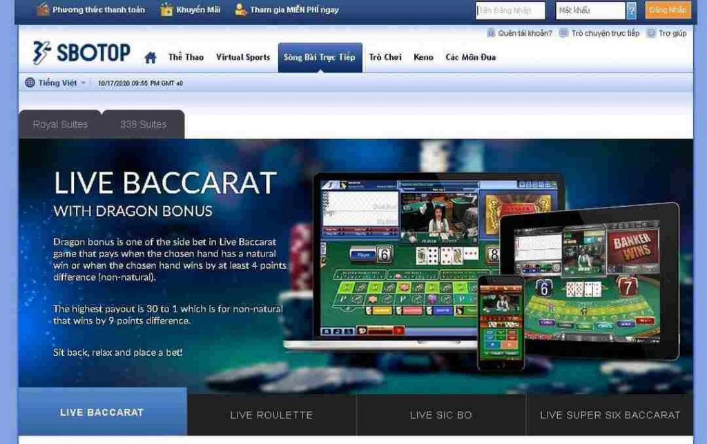 Nhà cái SBOTOP và những thông tin đánh giá quan trọng nhất